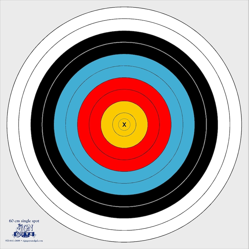 Large Outdoor Archery Target Face, Banner Outdoor Targets, Target Face ...