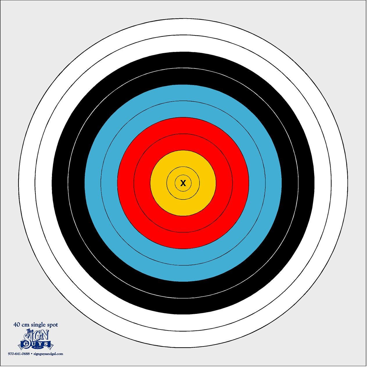 Large Outdoor Archery Target Face, Banner Outdoor Targets, Target Face ...