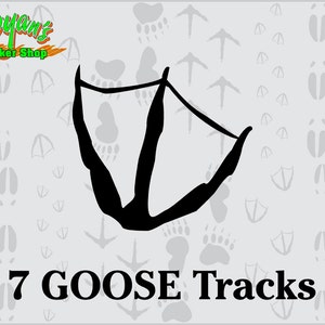 Goose Tracks Decals, Window, Vehicle or Outdoor Graphic - Etsy