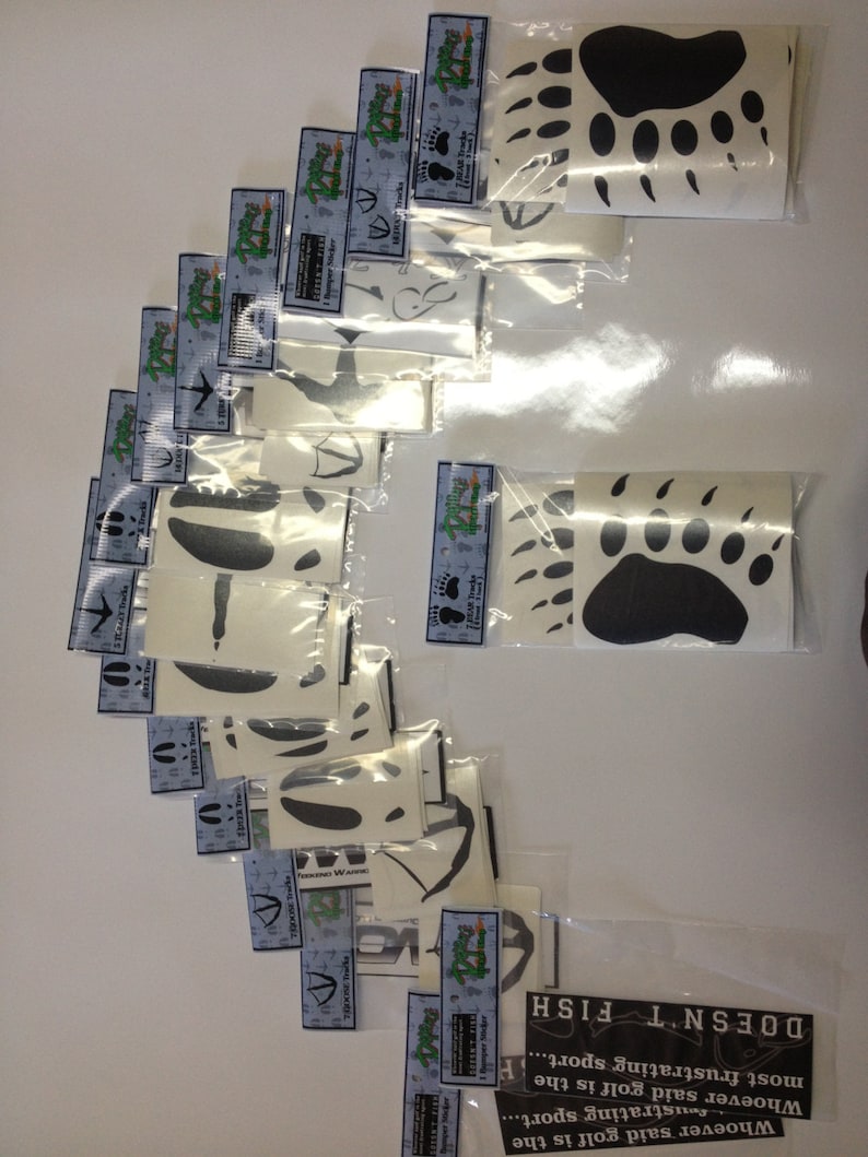 Turkey Tracks Decals, Window, Vehicle or Outdoor Graphic - Etsy