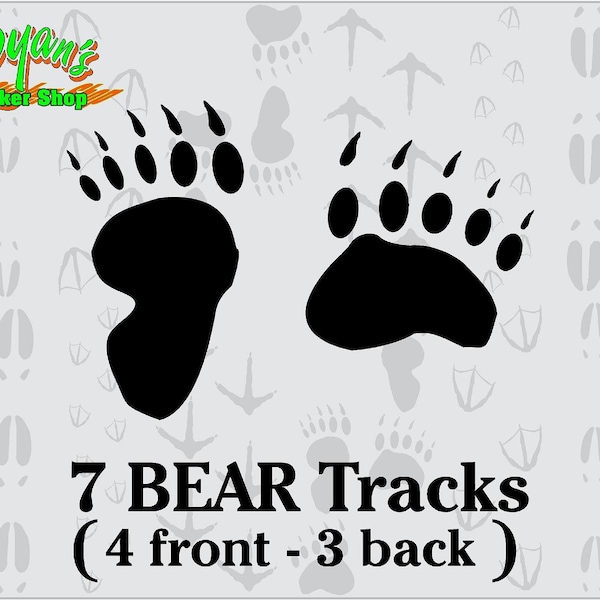 Bear Tracks - Etsy
