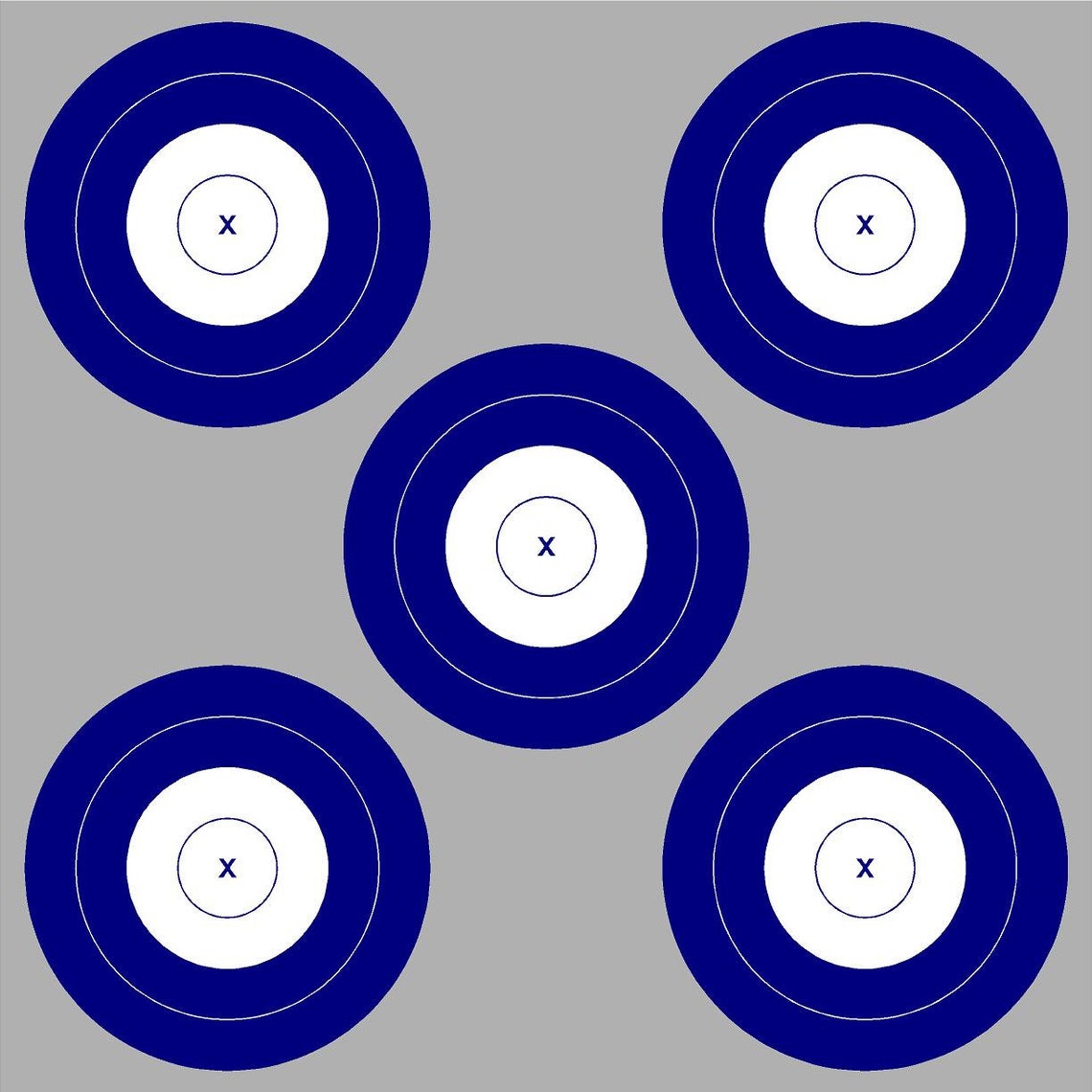 NFAA 5 Spot Outdoor Archery Target, Archery Target - Etsy