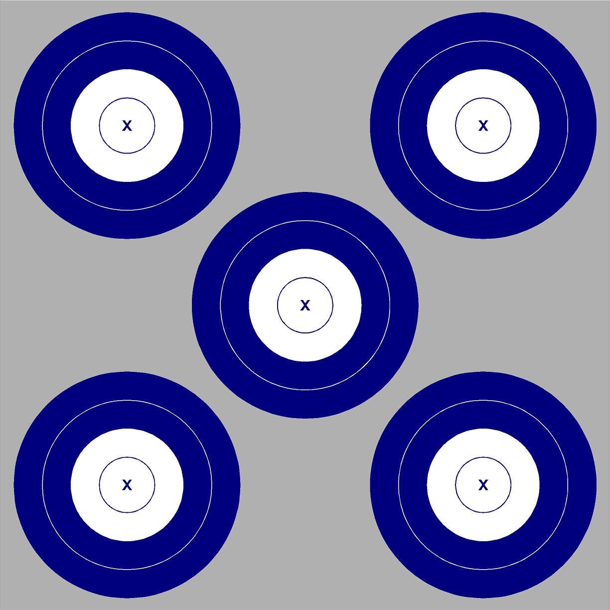 NFAA 5 Spot Outdoor Archery Target, Archery Target - Etsy