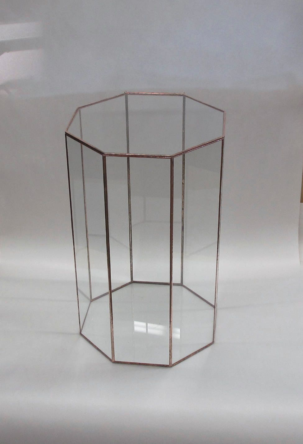 9 or 10 Diameter X 12 Tall Octagon Glass - Etsy