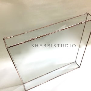 9 X 12 X 6" Deep Wall Hanging Shadow Box Frame - Clear Glass Display ...
