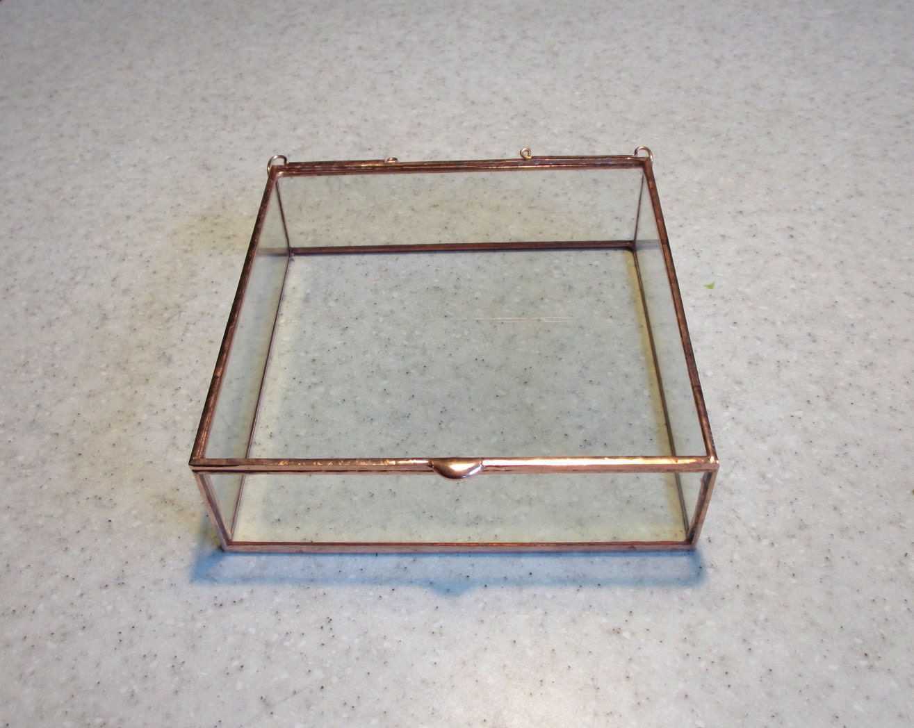 Multiple Sizes SQUARE Clear Glass Photo Display Box Hinged - Etsy