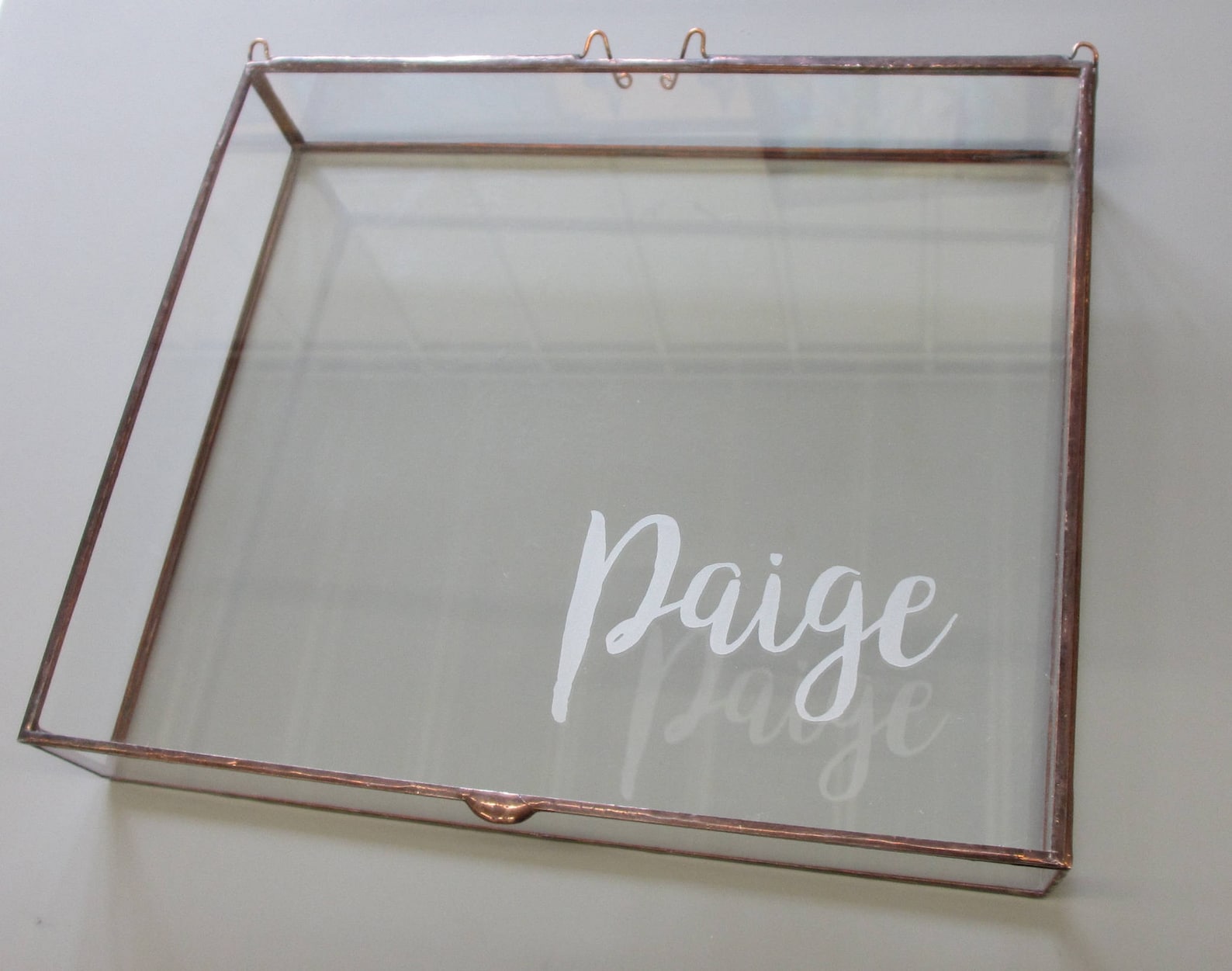 8 X 10 Clear Glass Photo Display Boxes With Various Depth - Etsy