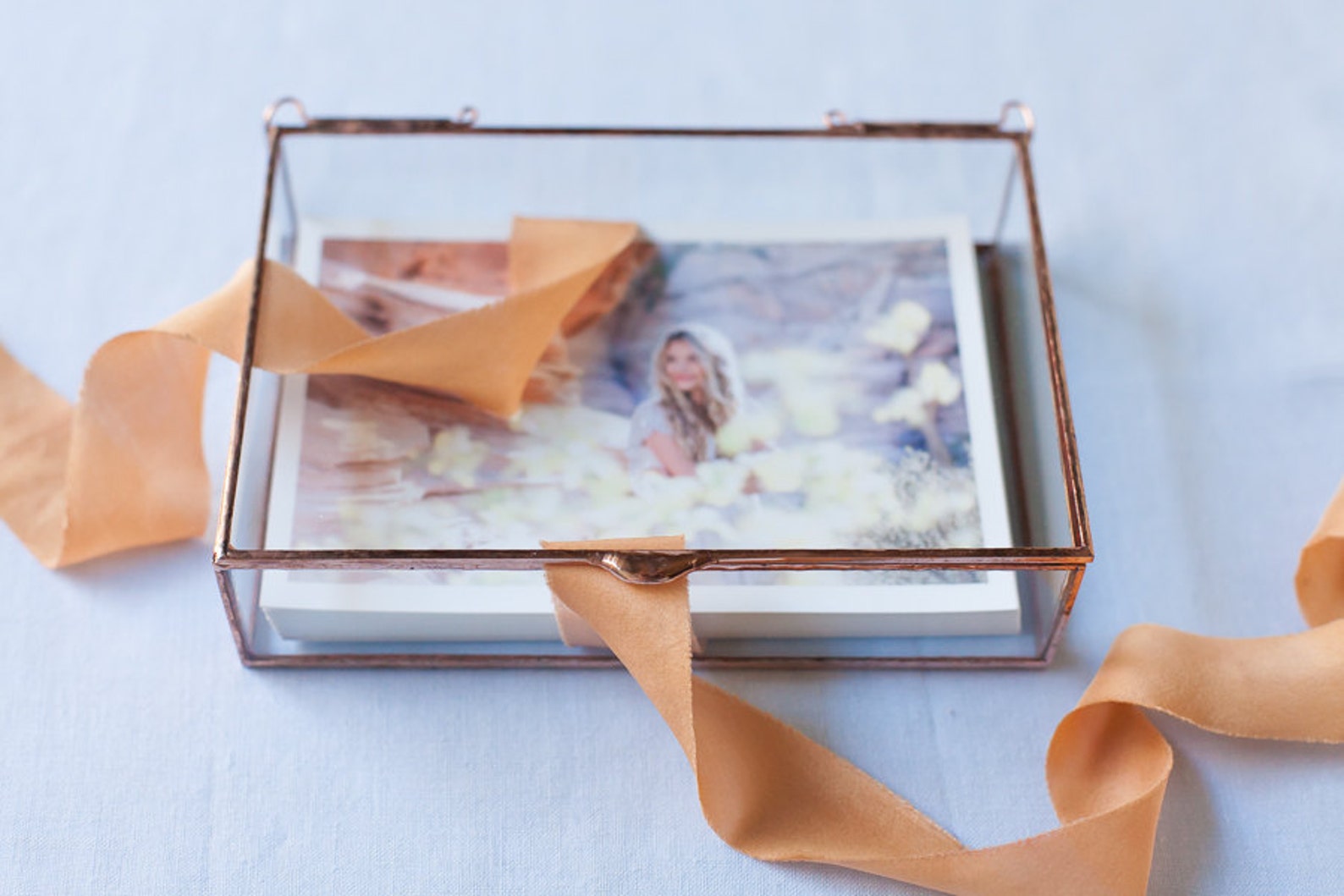 8 X 10 Clear Glass Photo Display Boxes With Various Depth - Etsy
