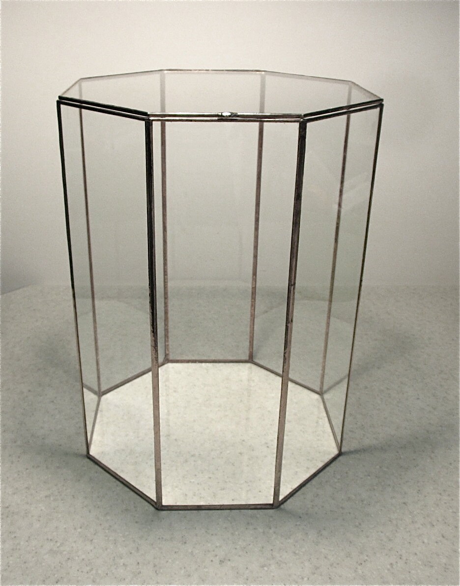 9 or 10 Diameter X 12 Tall Octagon Glass - Etsy