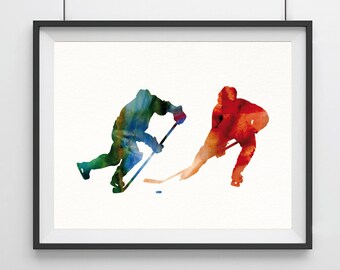 Hockey art | Etsy