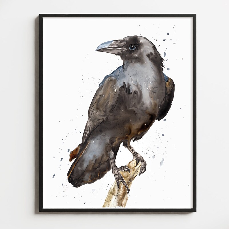 Raven Artwork - Etsy
