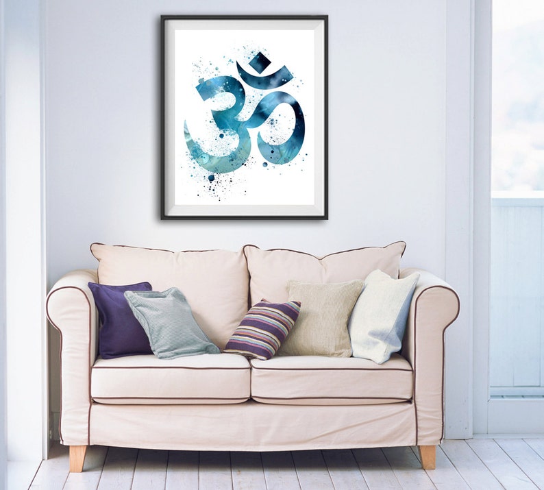 Om Poster Art Om Painting Om Wall Art Om Wall Decor Om - Etsy