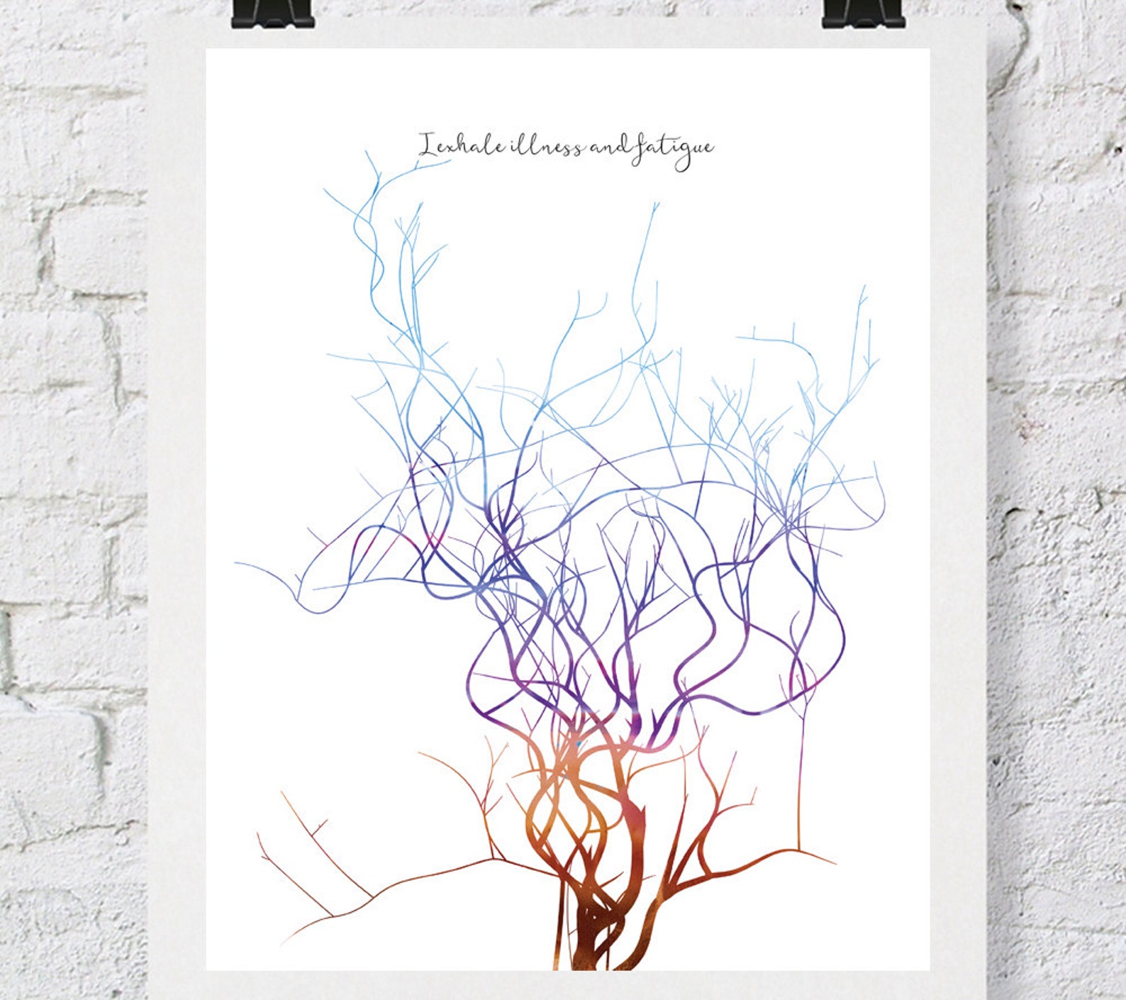 Breathing Posters Set of 2 Meditation Prints Meditation Wall - Etsy