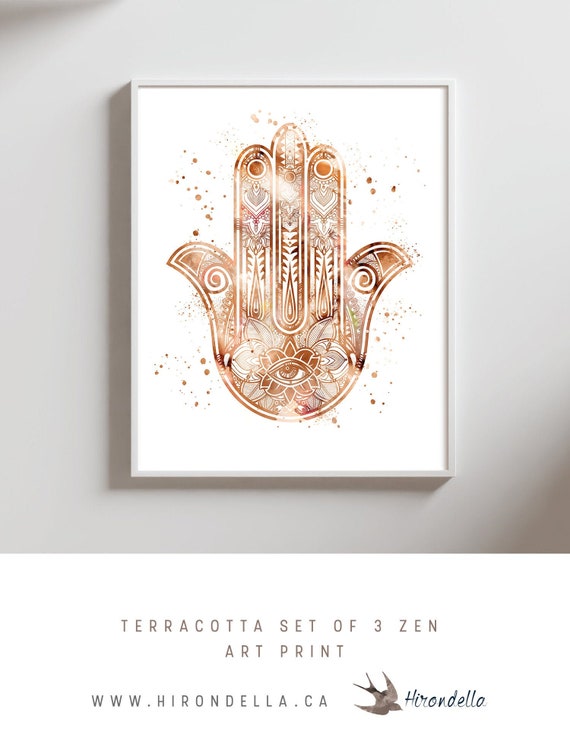 Colorful Hamsa Hand Art