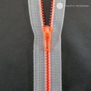 Transparent Colorful Molded Plastic #5 Zipper *custom Cut to Length* - Etsy