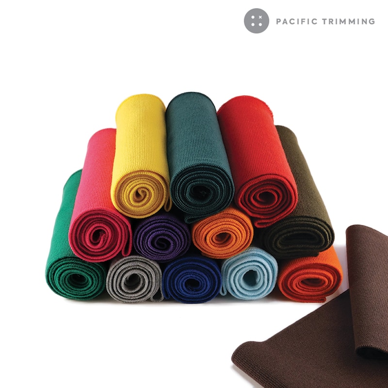 Rib Knit Red Fabric - Etsy