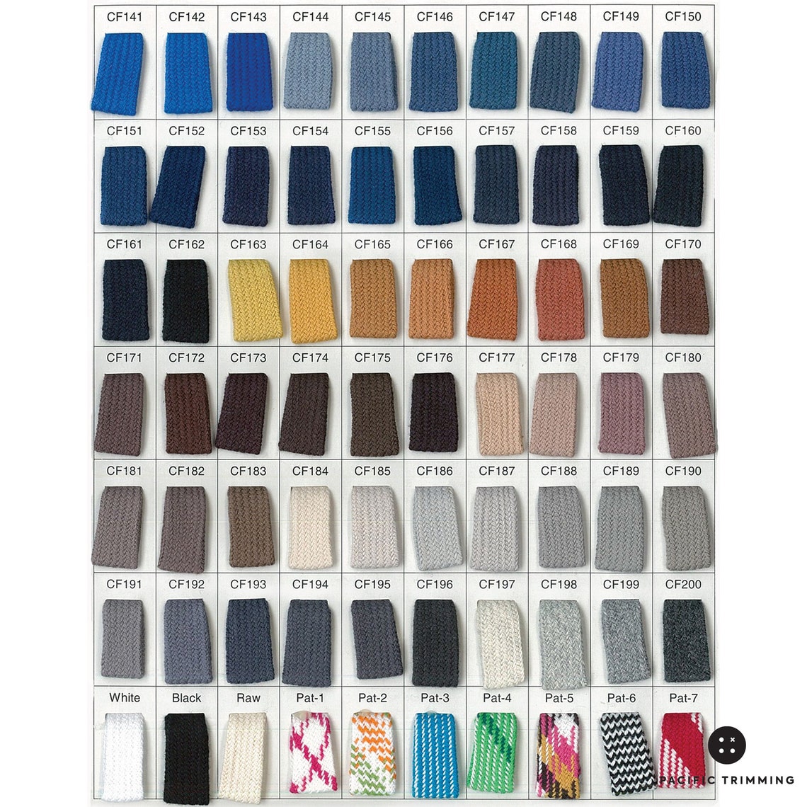 3/8" Cotton Flat Drawstring Cord Multiple Colors - Etsy