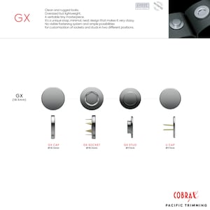 Cobrax GX Snap Fastener Button - Etsy