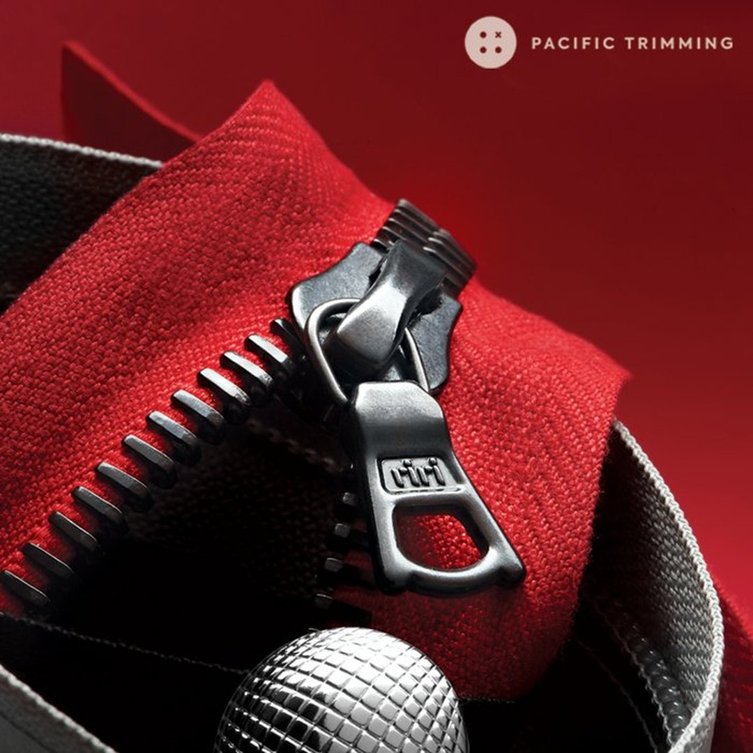 Riri M8 One Way Gunmetal Teeth Metal Zipper *custom Cut to Length* - Etsy