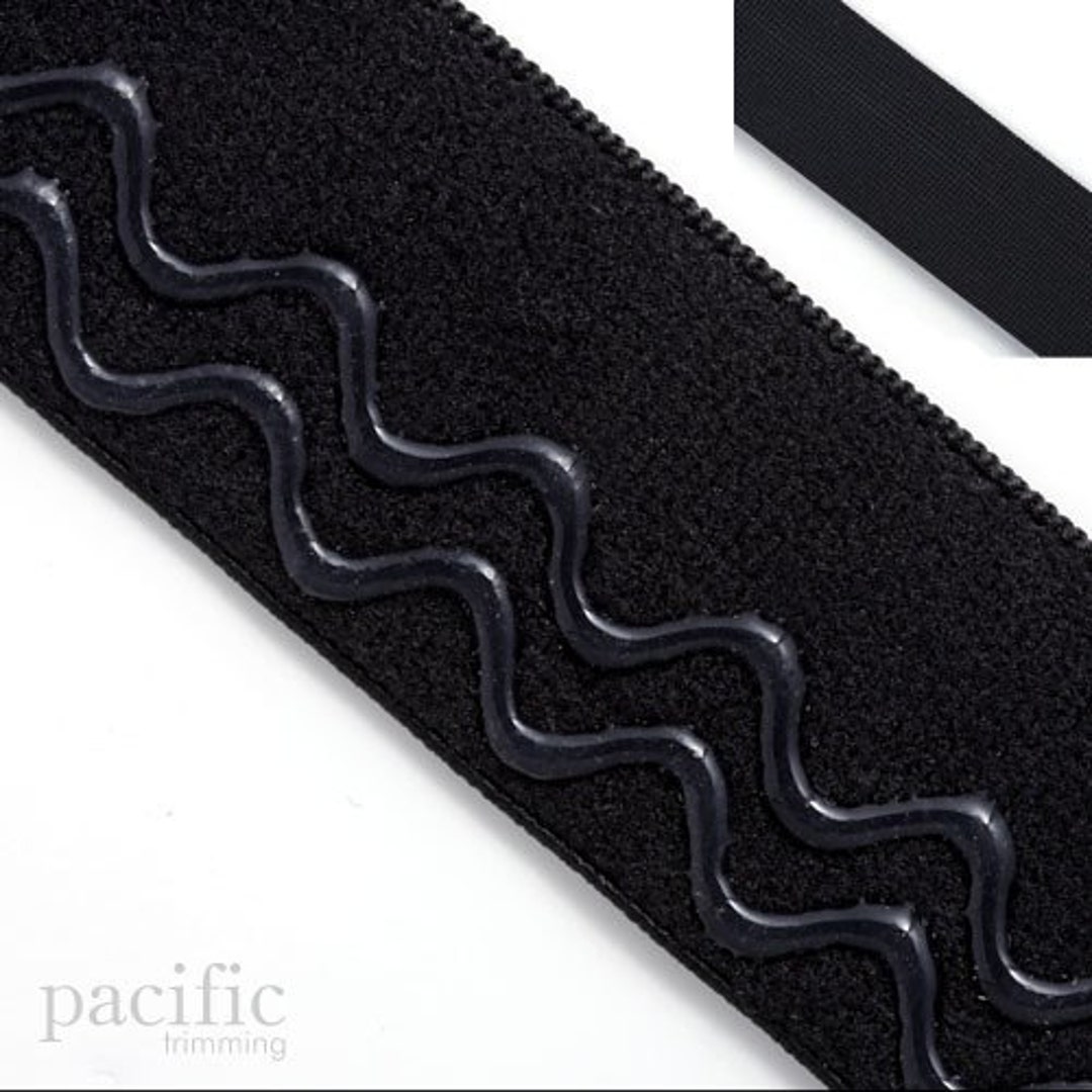 Woven Elastic With Wavy Centered Silicone : 131105 - Etsy