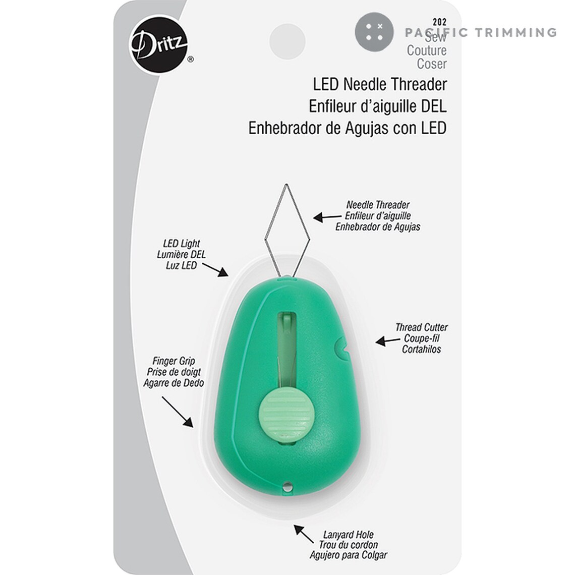 Dritz LED Needle Threader - Etsy