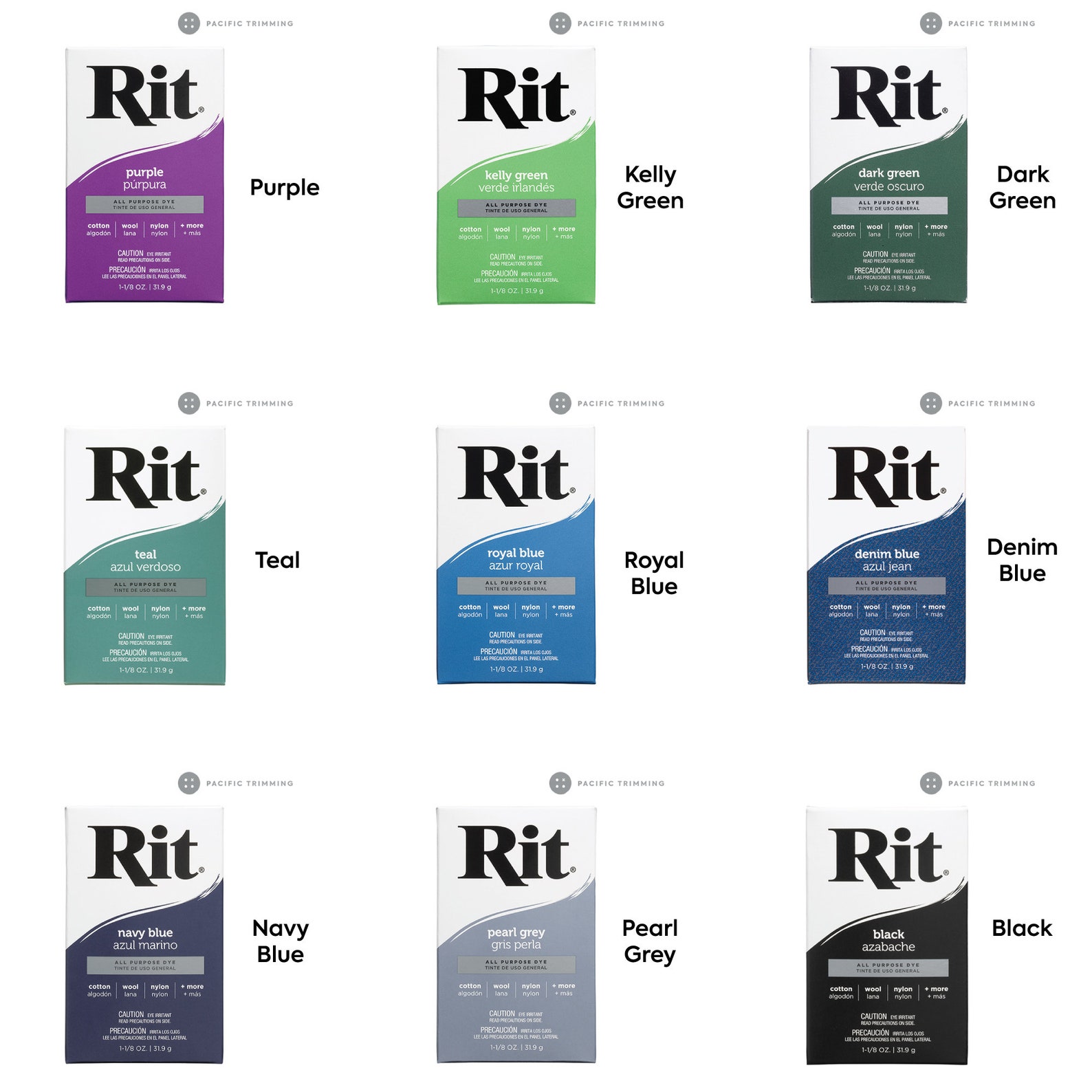 Rit All Purpose Dye Powder All Colors - Etsy