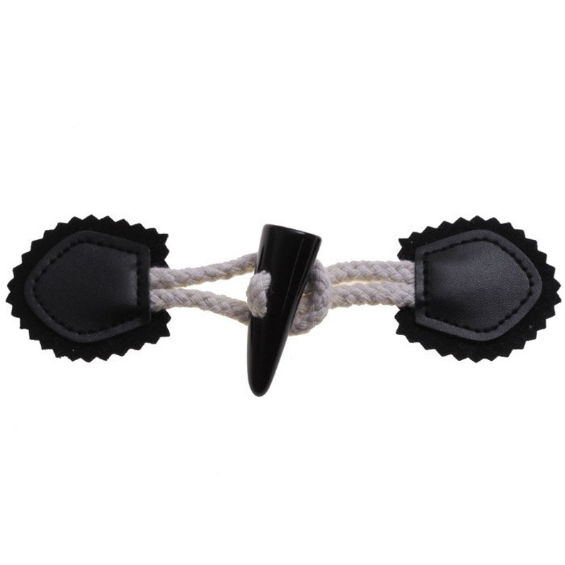 6 Leather Toggle Closure 2 Colors Available 201034 | Etsy