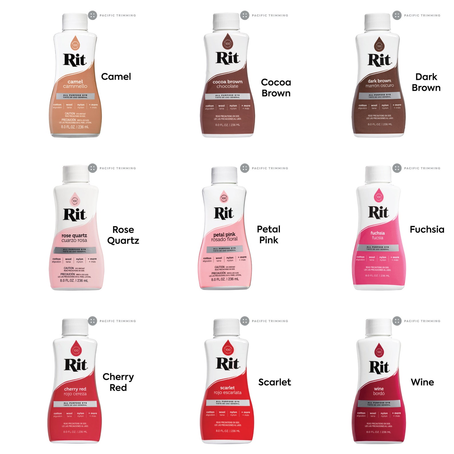 Rit All Purpose Liquid Dye All Colors - Etsy