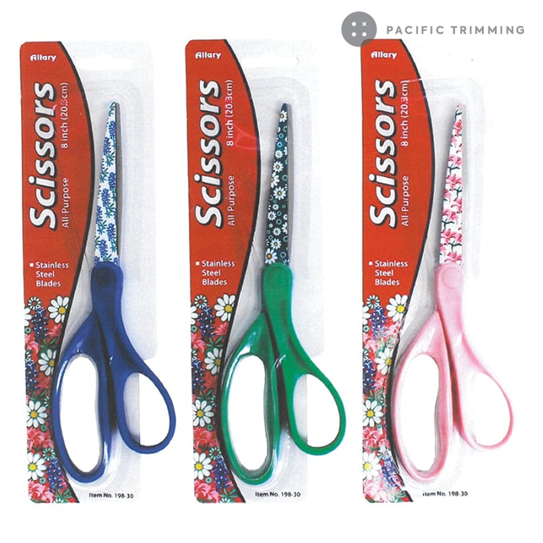 Allary All Purpose 8 Inch Scissors Assorted Colors - Etsy