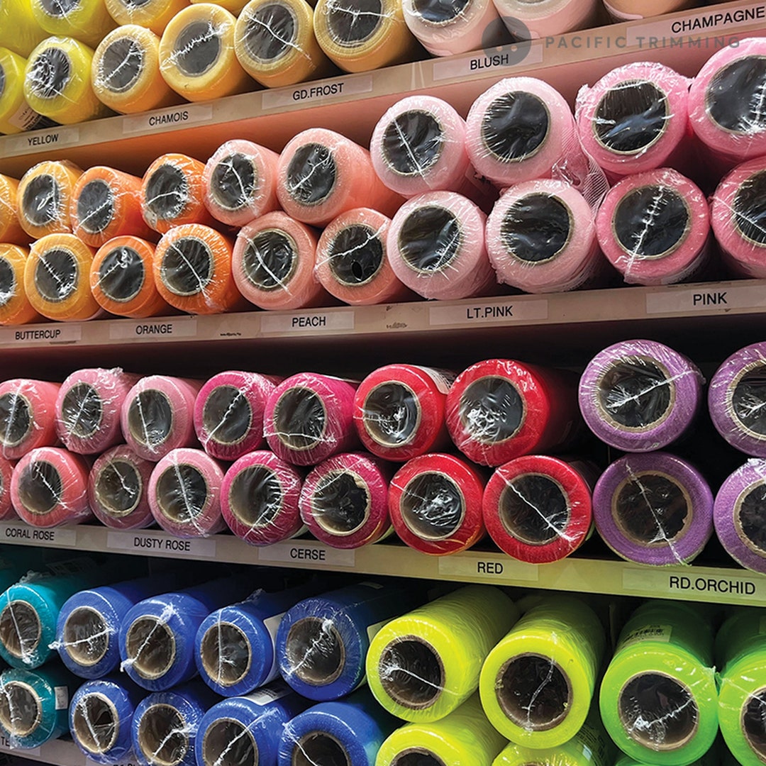 Flame Resistant American Tulle Fabric 65 Colors 6" X 25 Yds *made in ...