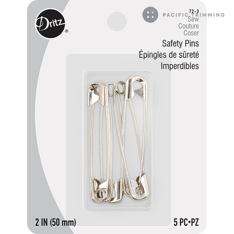 Dritz 2 Inch Safety Pins 5pc - Etsy