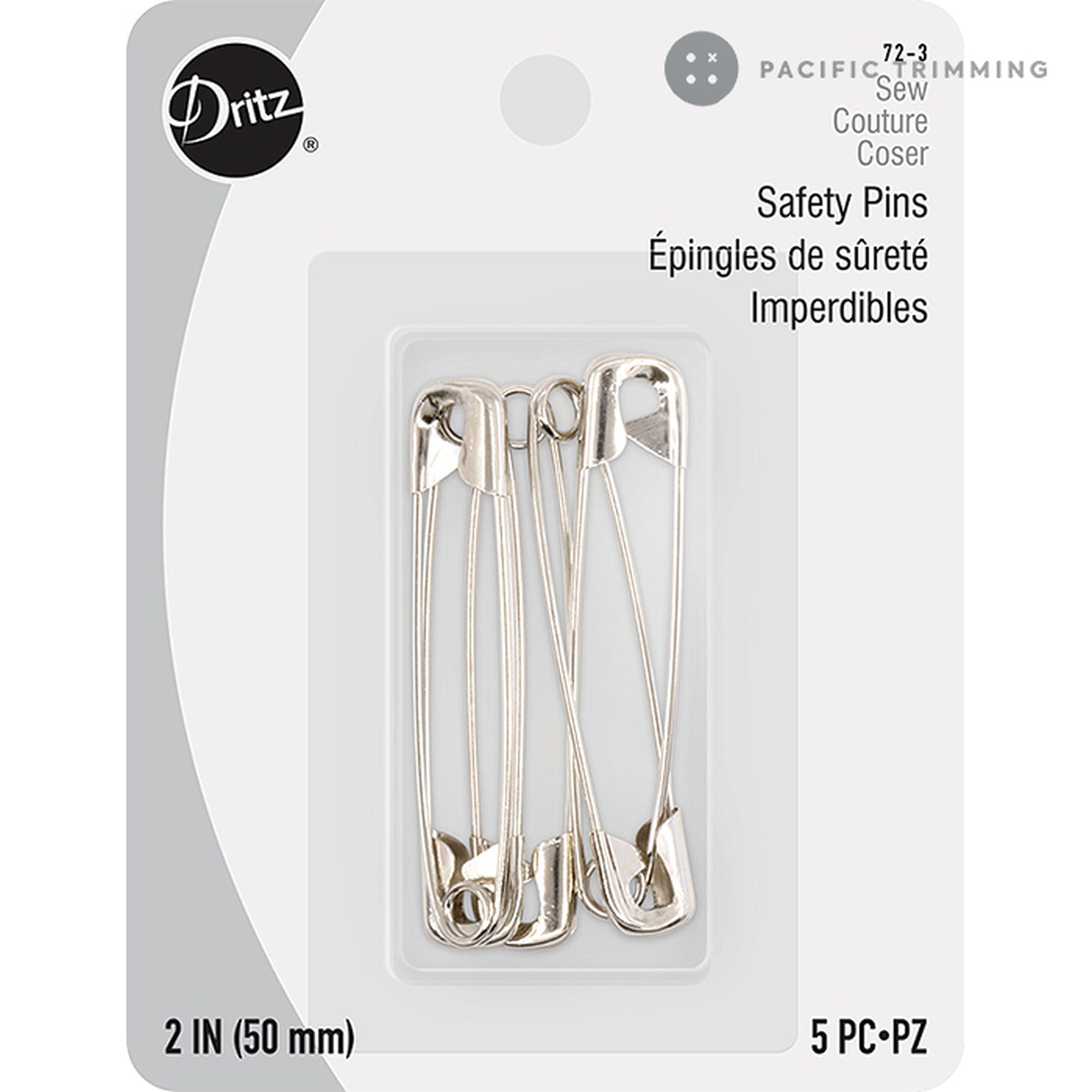 Dritz 2 Inch Safety Pins 5pc - Etsy
