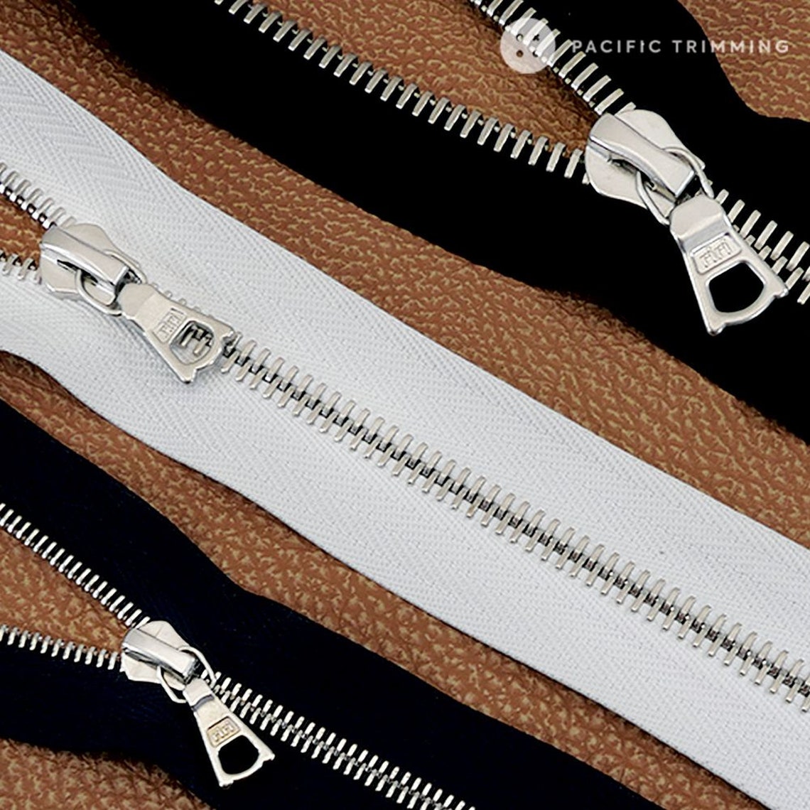 Riri M4/M6/M8 Two Way Titanium Teeth Metal Black Zipper Matte | Etsy