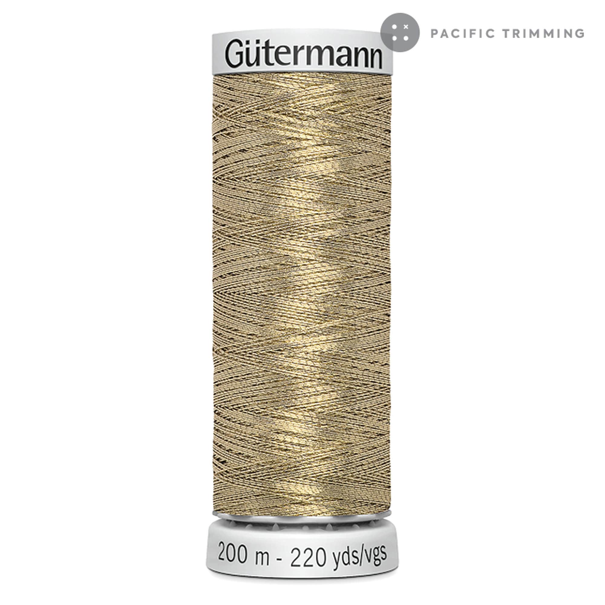 Gutermann Dekor Metallic Embroidery Thread 200M 29 Colors - Etsy