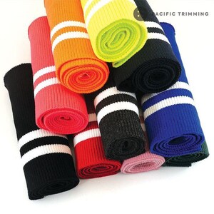 Heavy Weight Two Line Striped Rib Knit Multiple Colors - Etsy