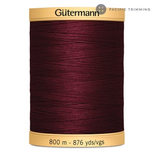 Gutermann Cotton Thread 800M 37 Colors - Etsy
