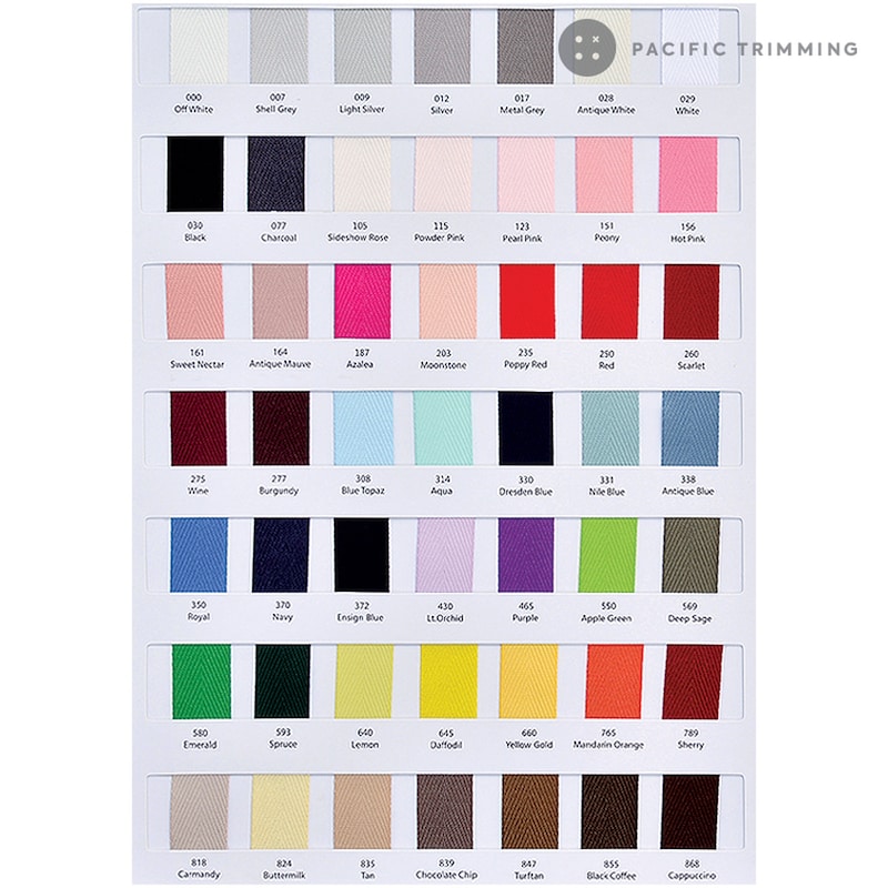 Polyester Twill Tape 3/4 - Etsy