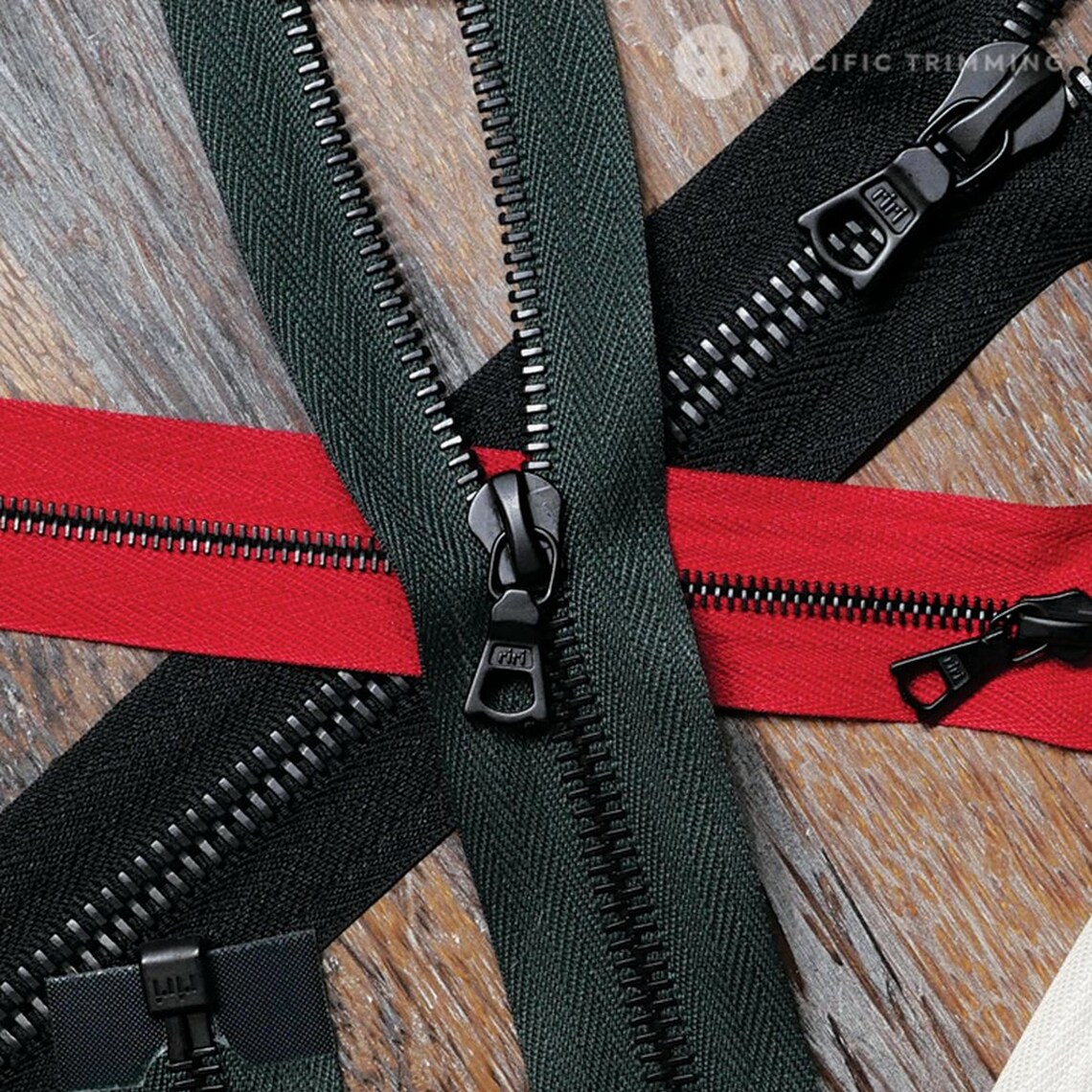 Riri M4 & M6 One Way Matte Black Teeth Metal Zipper custom - Etsy