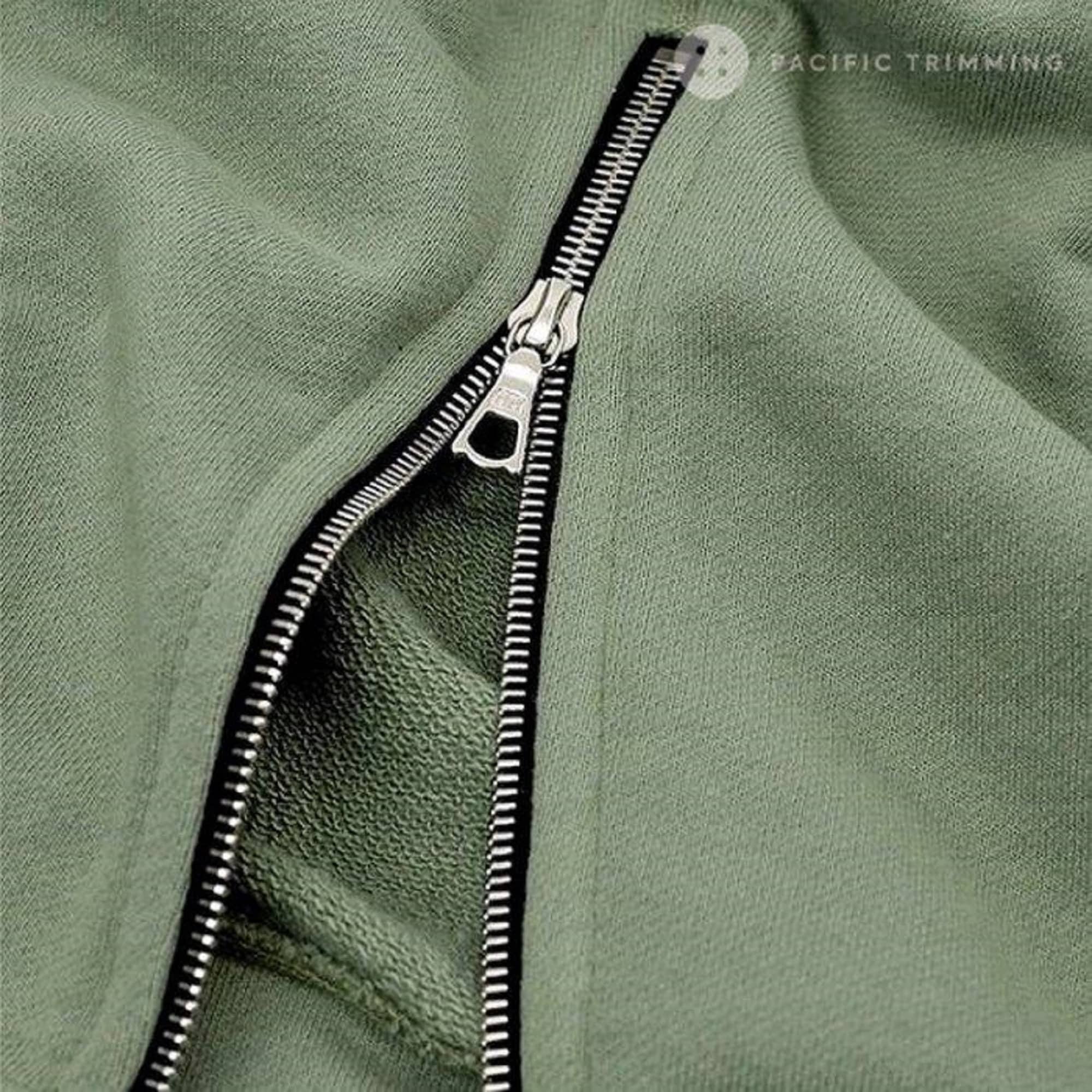 Riri M4 One Way Nickel Teeth Zipper custom Cut to Length - Etsy