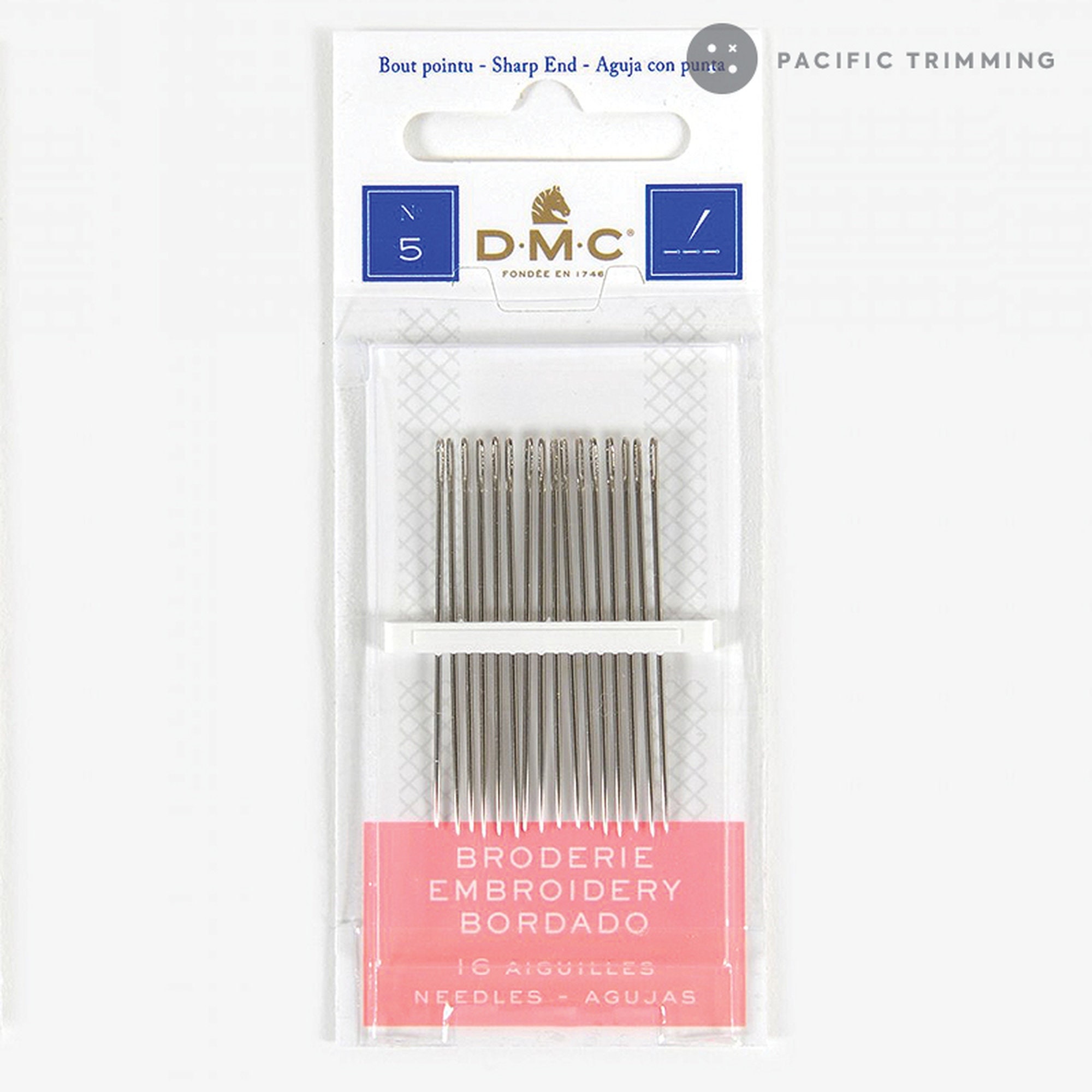 DMC Embroidery Needles Multiple Sizes Size 1 5 Size 3 | Etsy