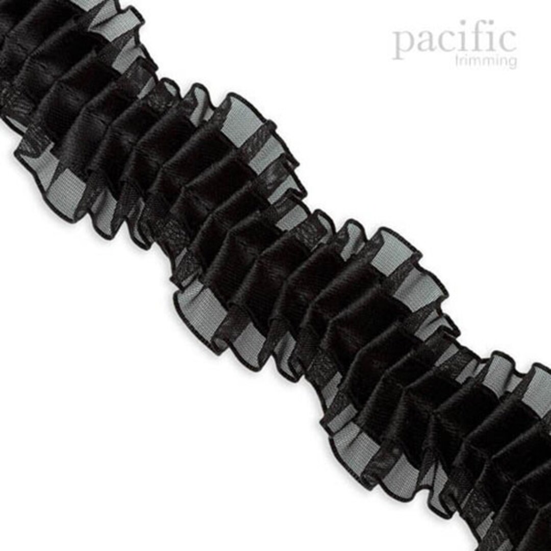 1" 2-layers Double Pleated Wave Trim :280030RF - Etsy