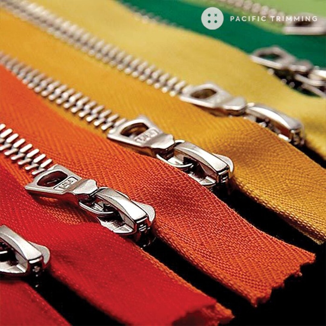 Riri M6 One Way Nickel Teeth Metal Zipper *custom Cut to Length* - Etsy