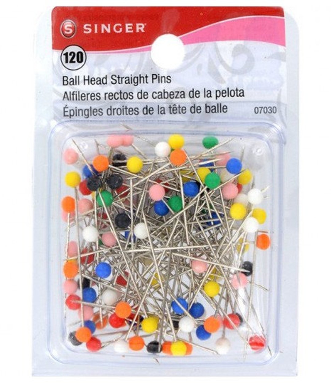 1 1/2" Singer Ball Head Straight Pins - 07030 - Etsy