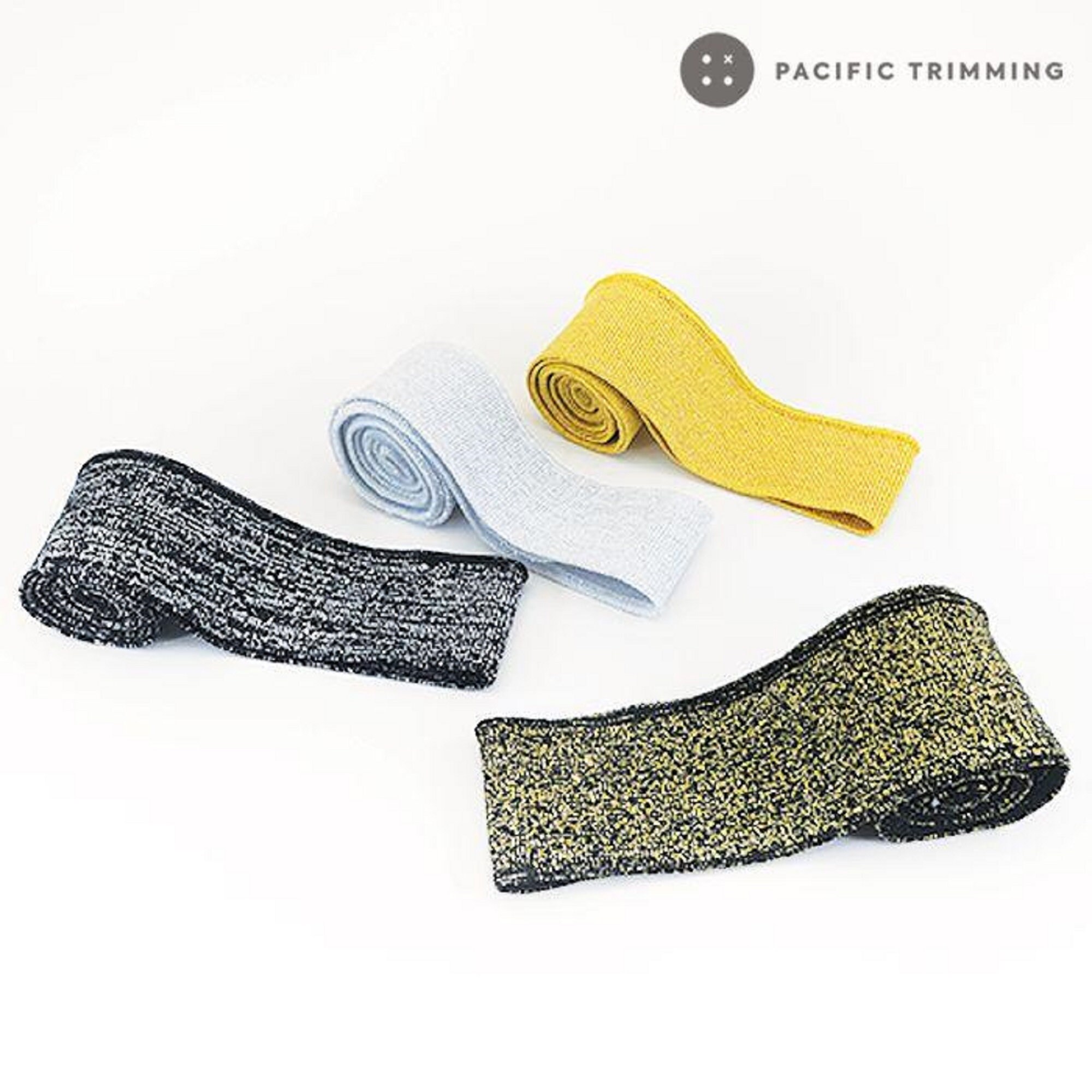 Metallic Rib Knit Multiple Colors | Etsy