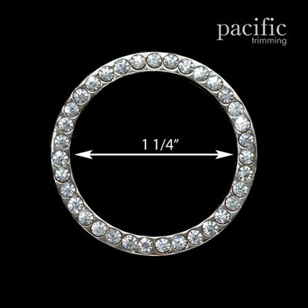 Rhinestone O-ring - 3 Sizes Available - 230022 - Etsy
