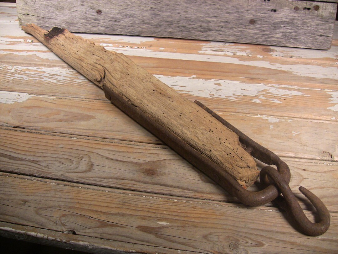 Antique Singletree Yoke Remnant Forged Iron Weathered Wood Rustic ...