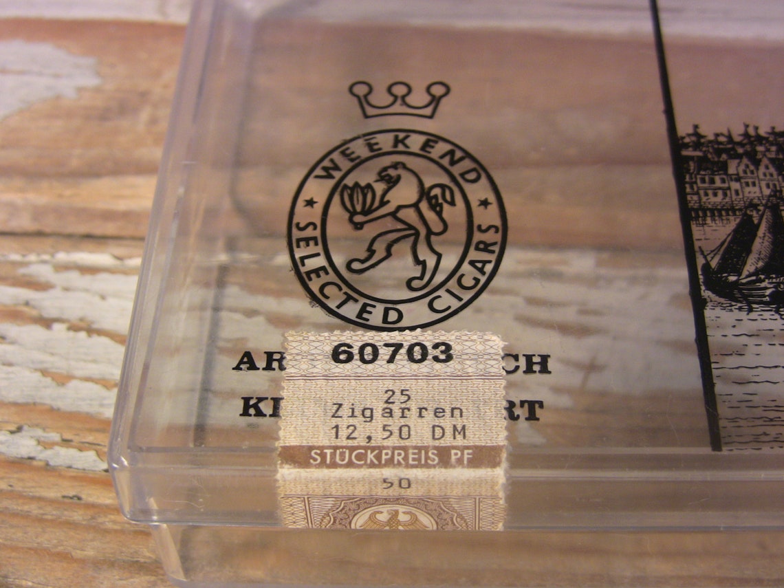 Vintage Decorative Plastic Box Cigar Humidor Storage Weekend - Etsy