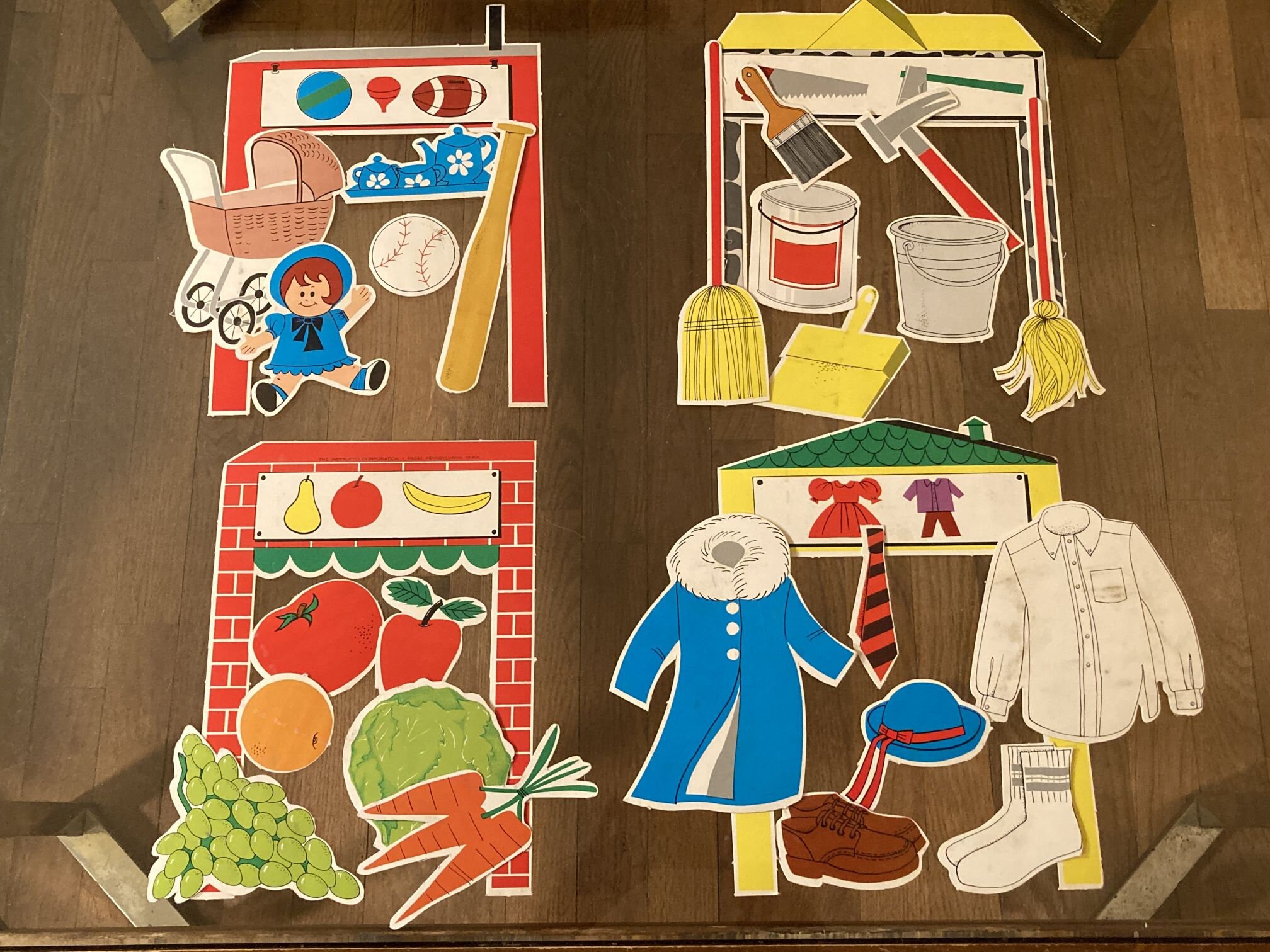 Vintage Classroom Home School Teacher Flannel Board Cutouts - Etsy