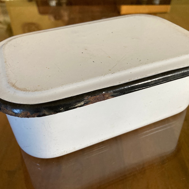 White Enamelware - Etsy