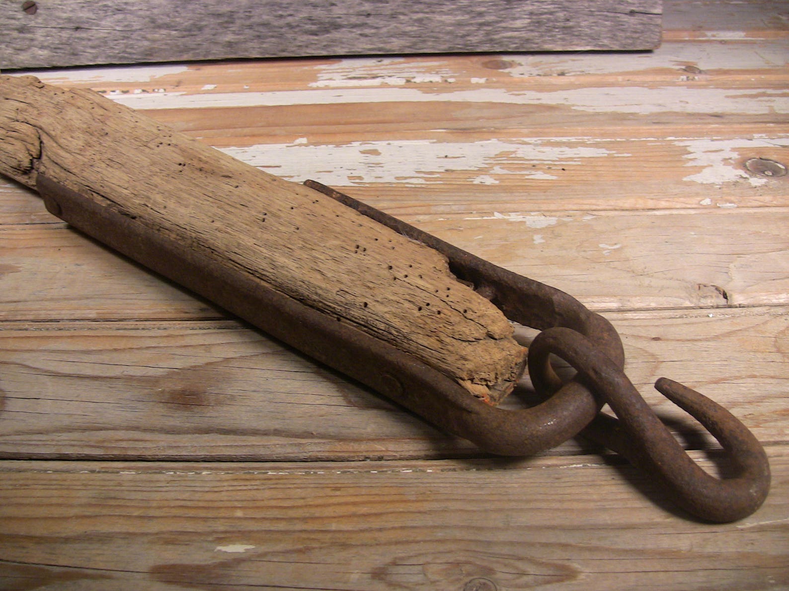 Antique Singletree Yoke Remnant Forged Iron Weathered Wood Rustic ...